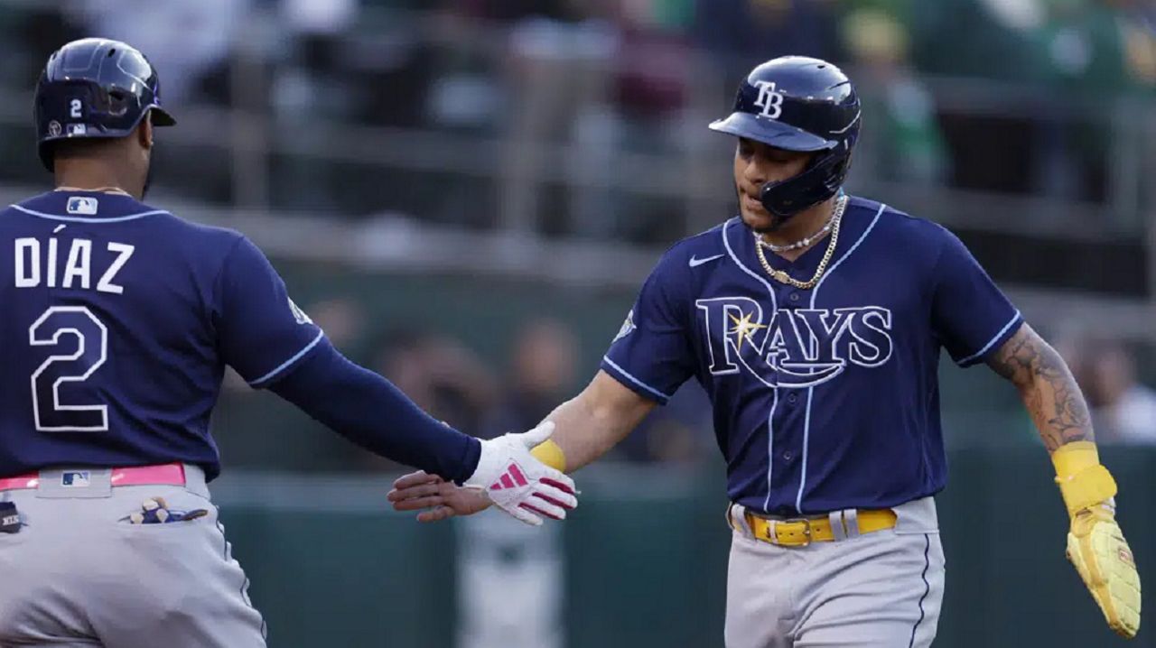 Rays drop second straight to energized A's