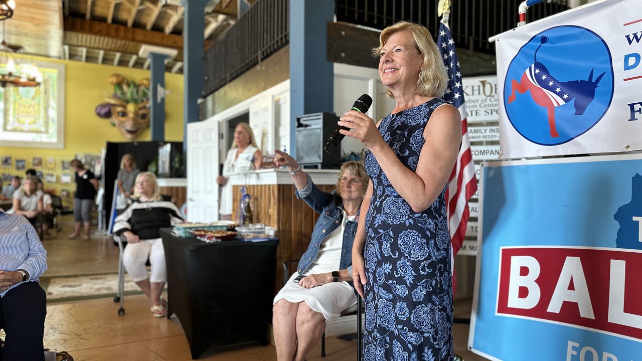 Baldwin targets crossover votes in conservative counties