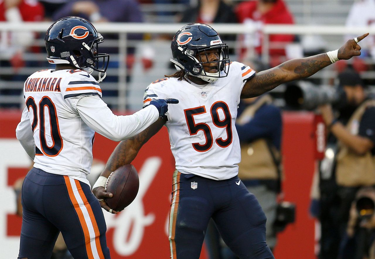Bears clinch No. 3 seed with 14-9 win over 49ers