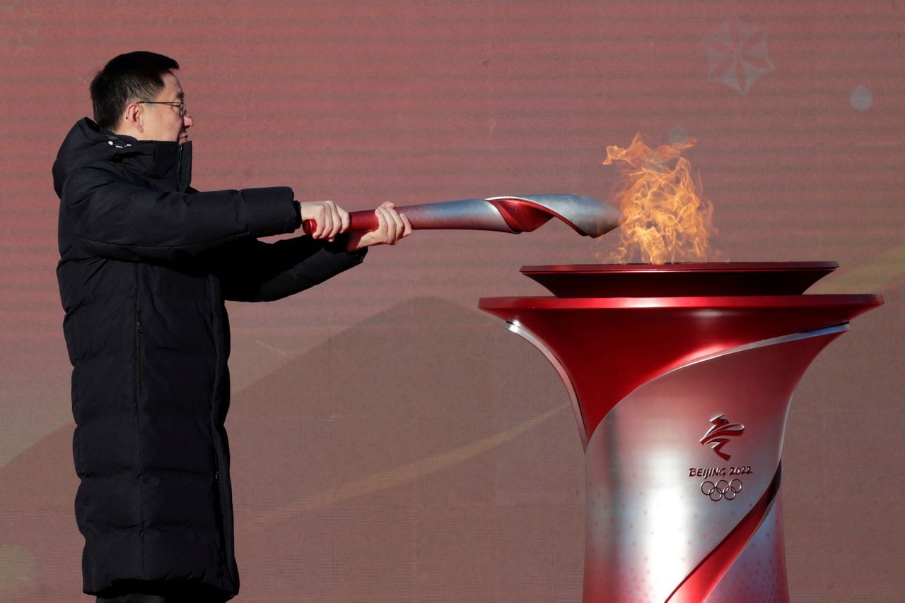Shortened Olympic torch relay starts for Beijing Games