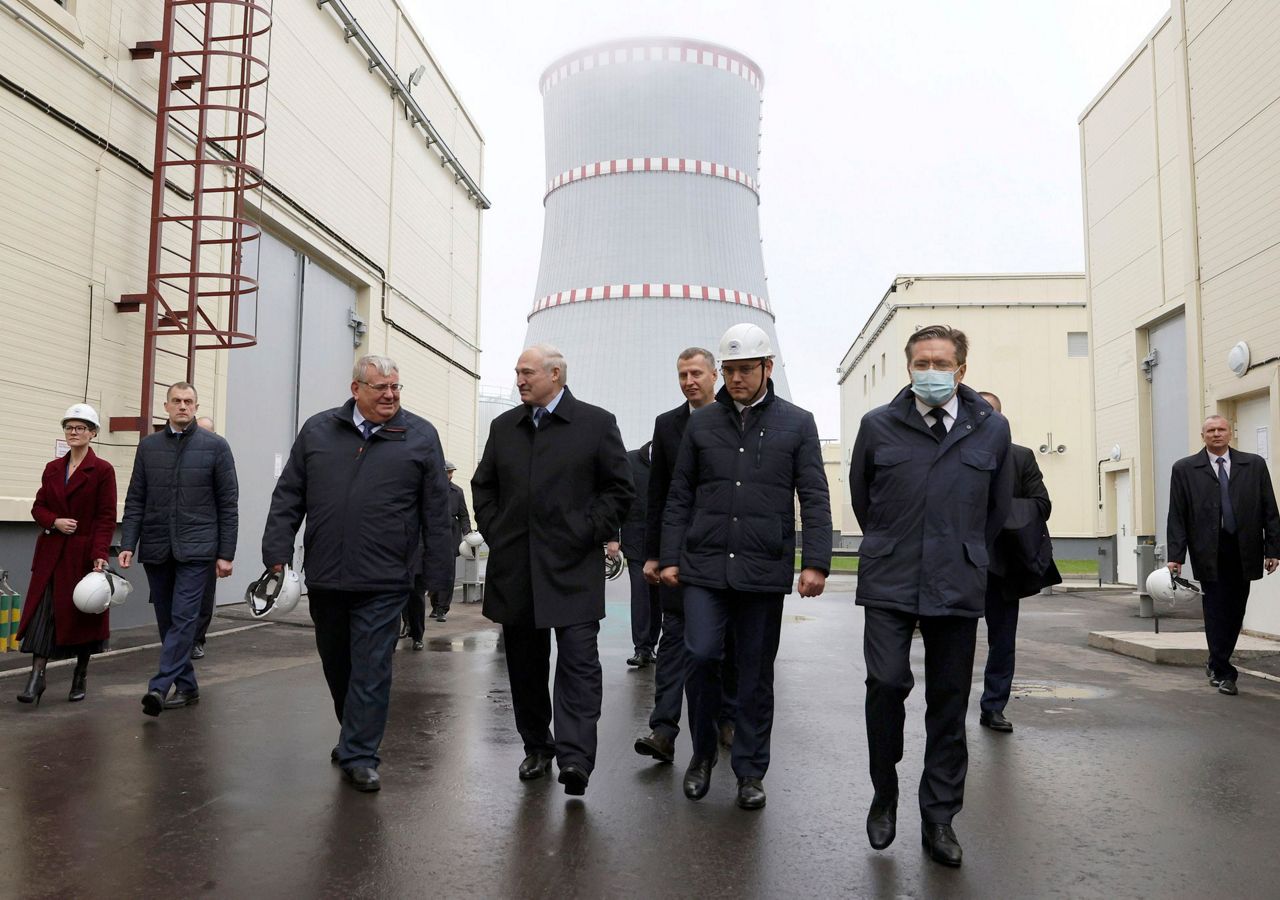Belarus nuclear plant stops power output soon after opening