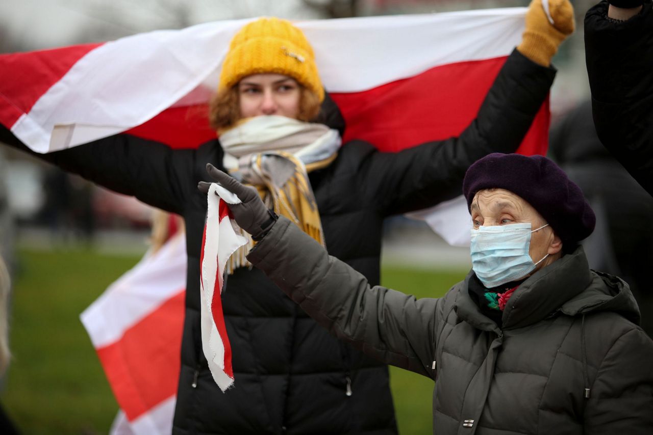 More than 140 detained by police in Belarus protests