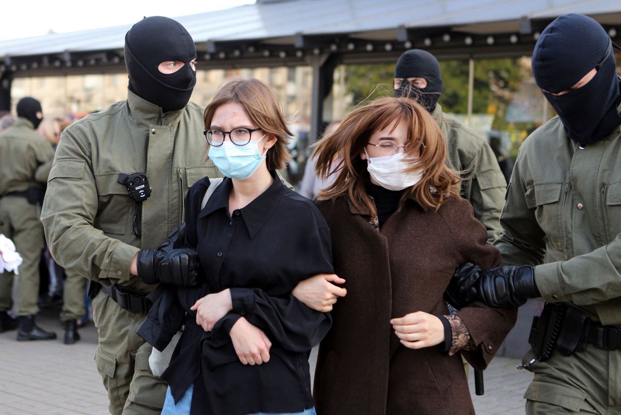 Rights group: More than 200 women detained at Minsk protest