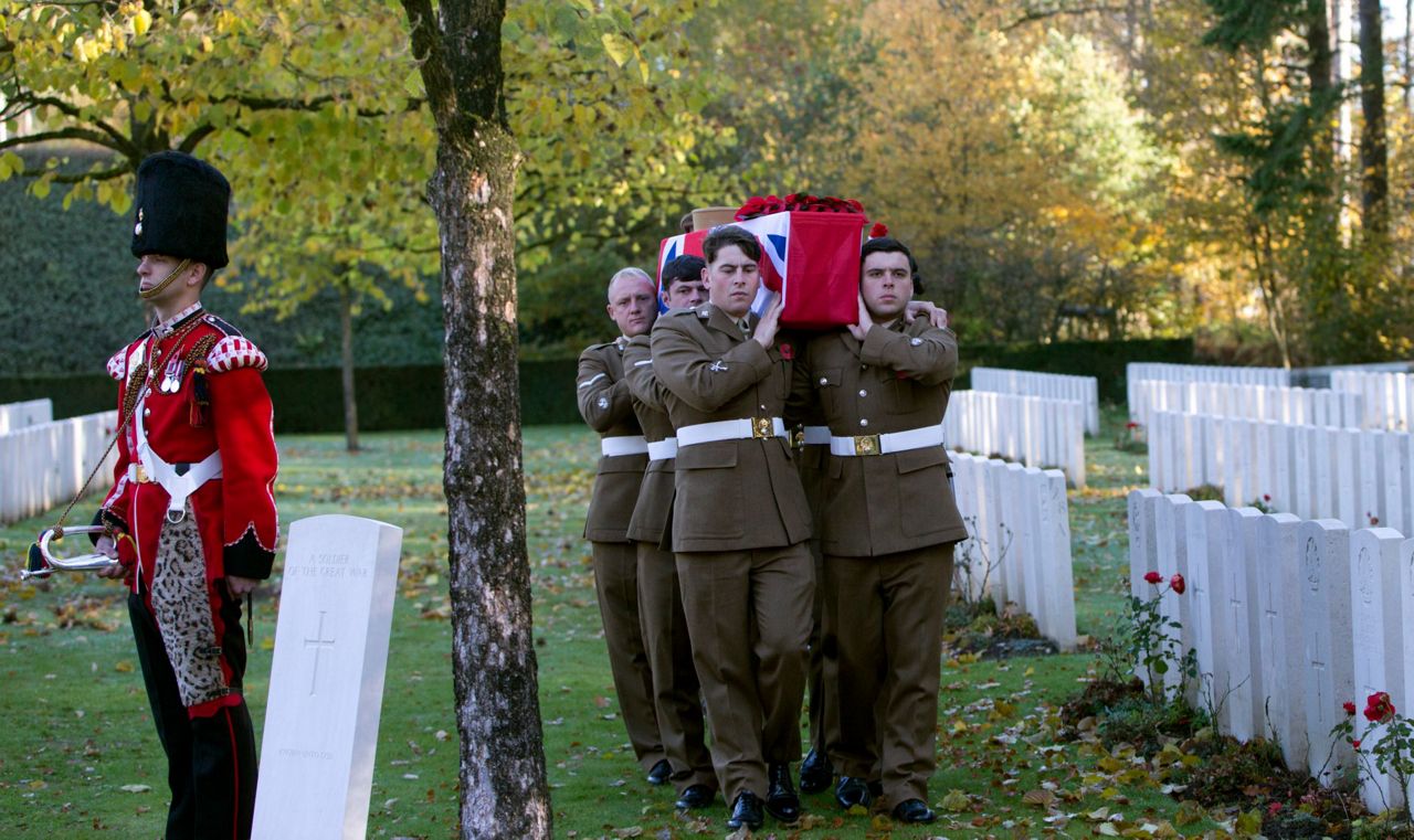Unknown British soldier buried before WWI 100th anniversary