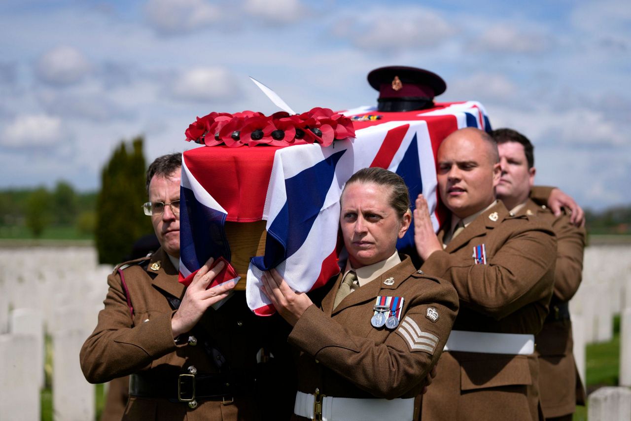 WWI soldier finally finds resting place in Flanders Fields