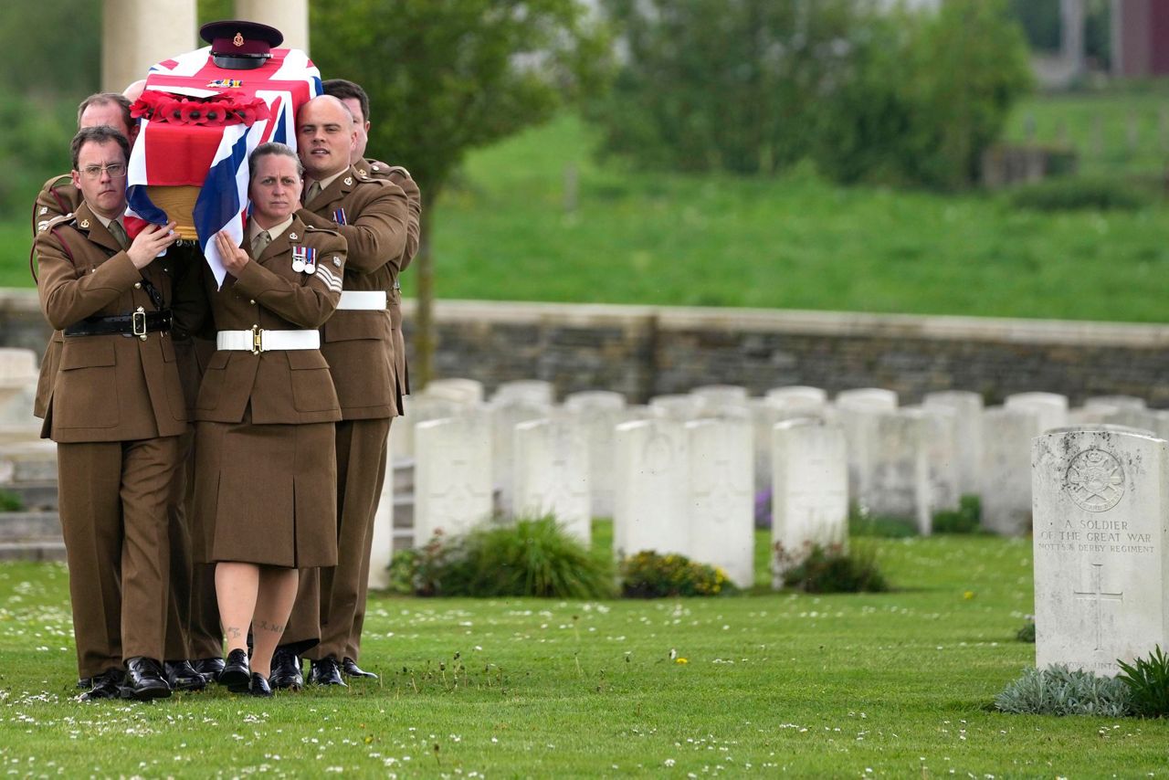 WWI soldier finally finds resting place in Flanders Fields