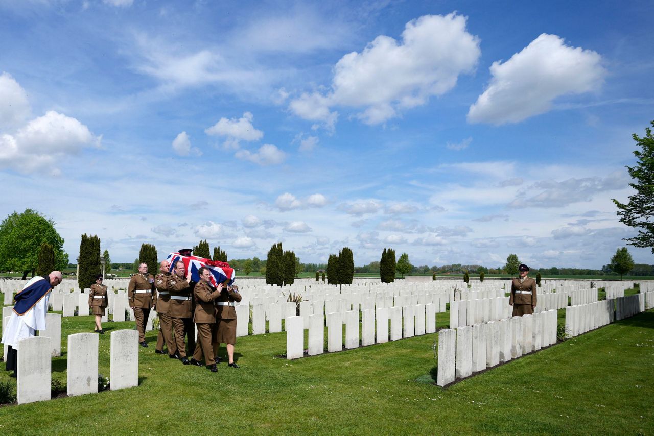 WWI soldier finally finds resting place in Flanders Fields