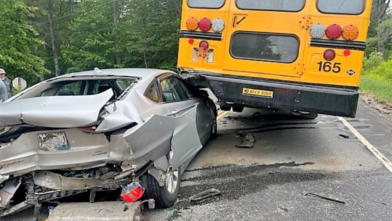 School bus rear-ended in Belgrade