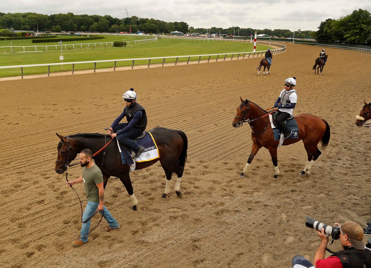 Colt named after Pats tight end makes US debut in Belmont