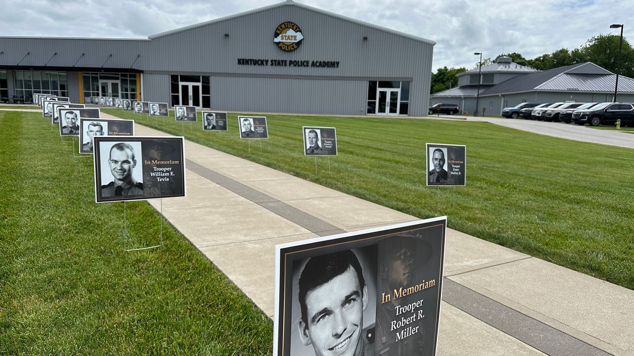 KSP, Beshear honor fallen Kentucky State Police officers