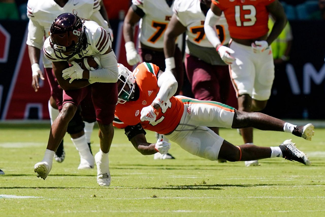 No. 16 Miami routs Bethune-Cookman 70-13 in Cristobal debut
