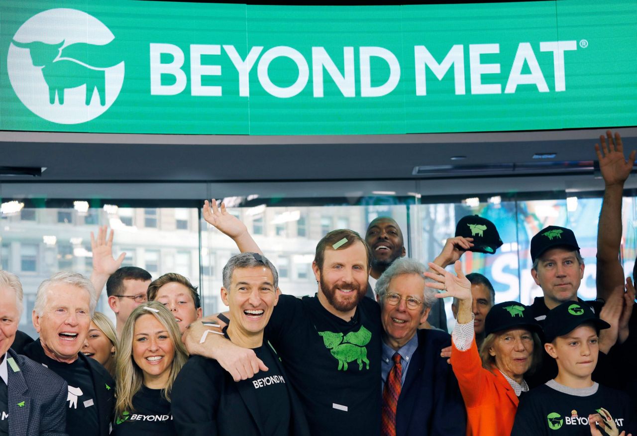 Beyond Meat goes public as sales of plant-based meats rise