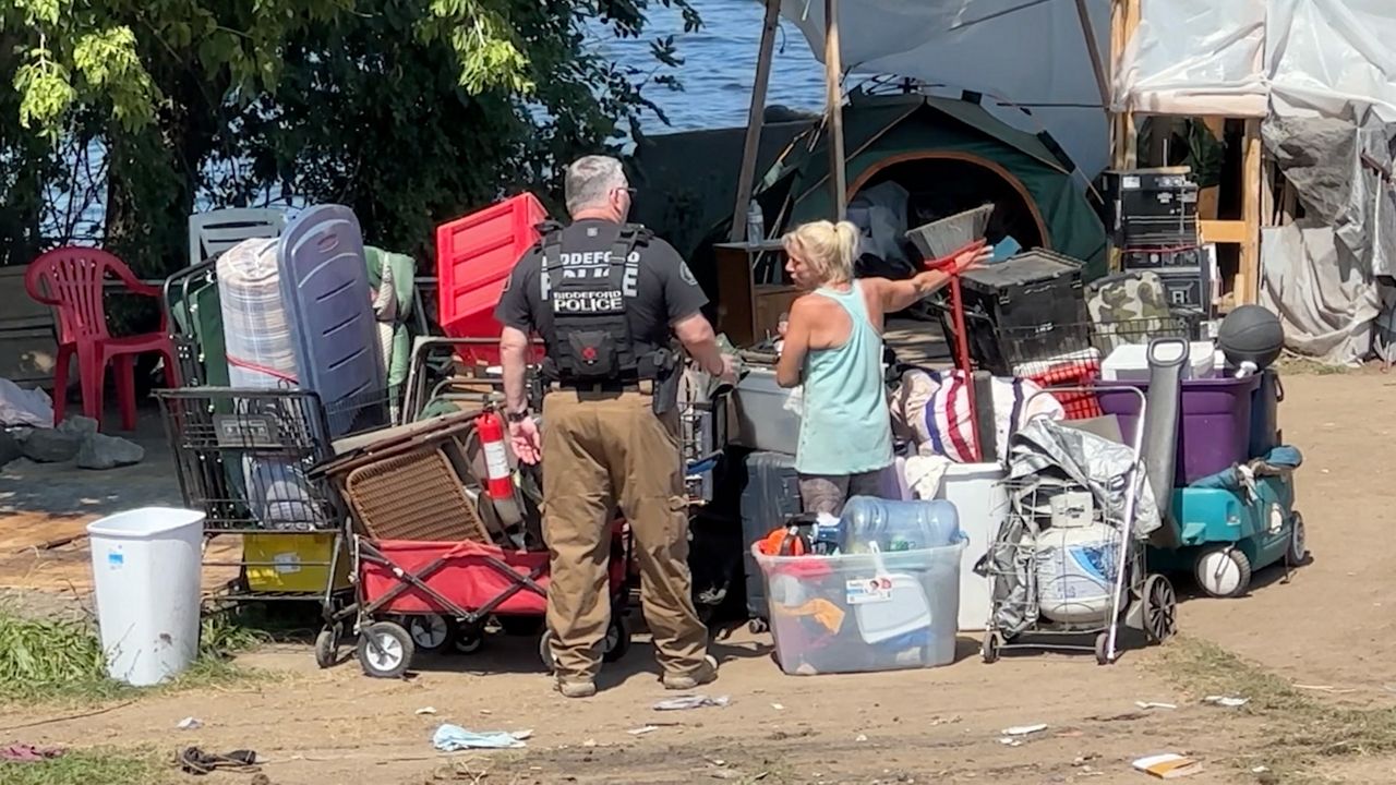 Biddeford clears homeless encampment