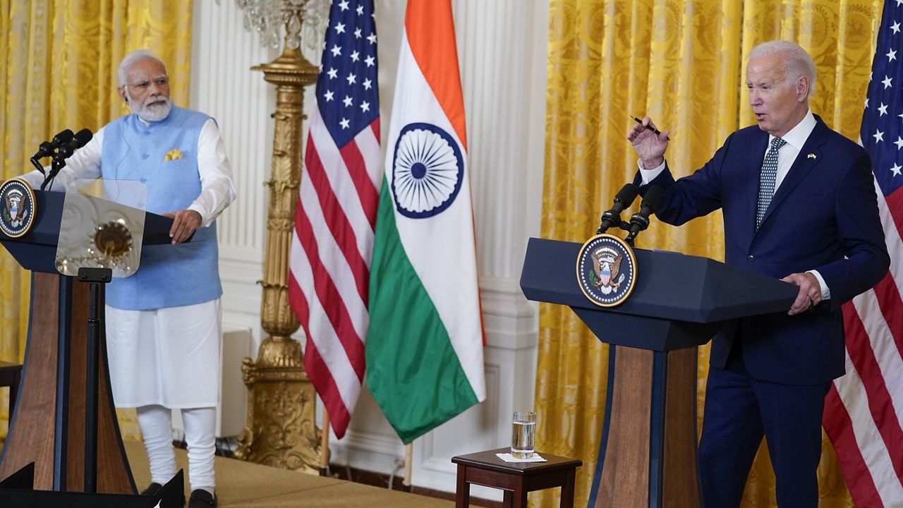 Biden, Modi hail partnership between U.S. and India