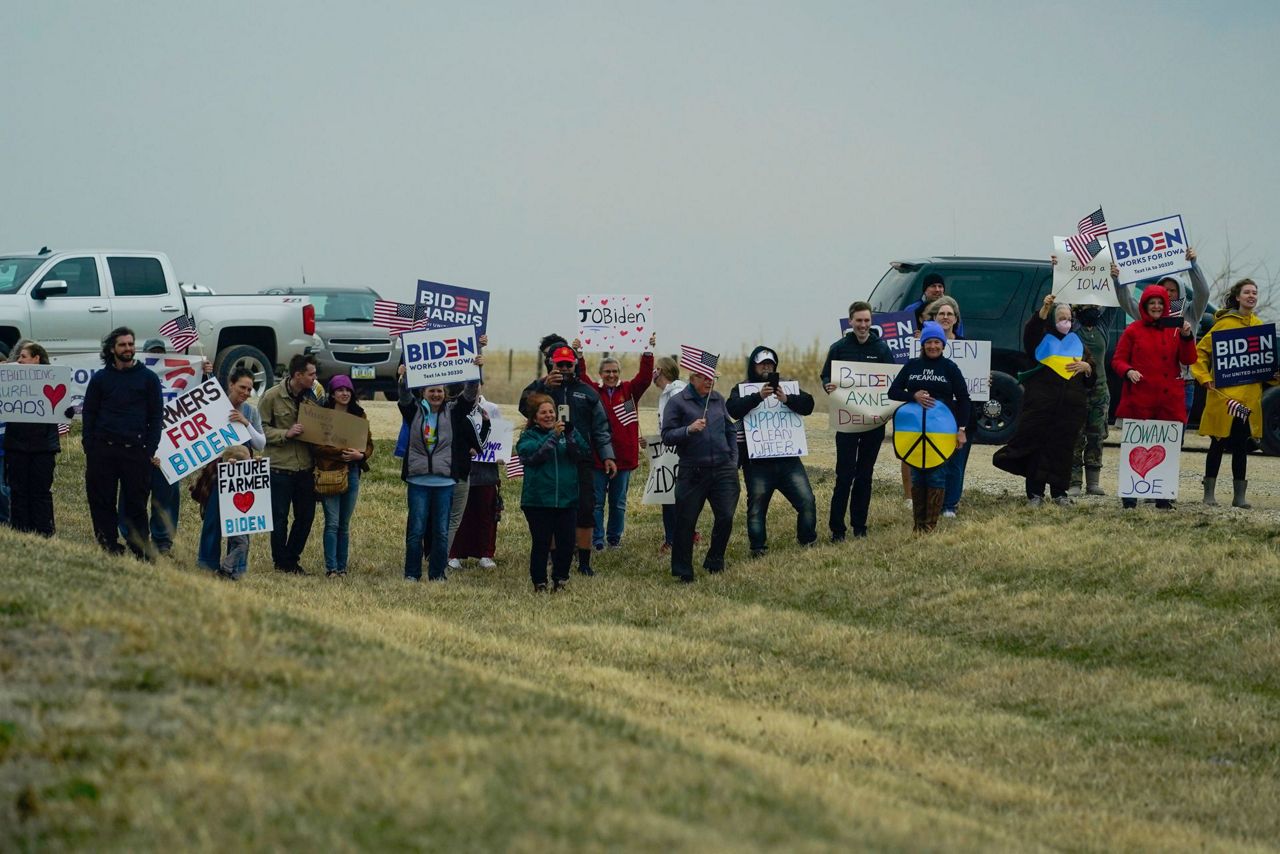 Iowa rejected Biden, but president back to sell rural plan