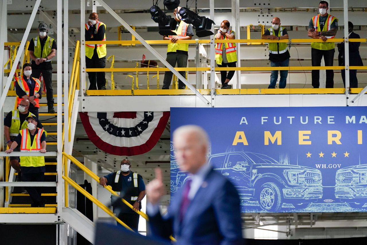 Biden to spotlight electric vehicle future he sees for US