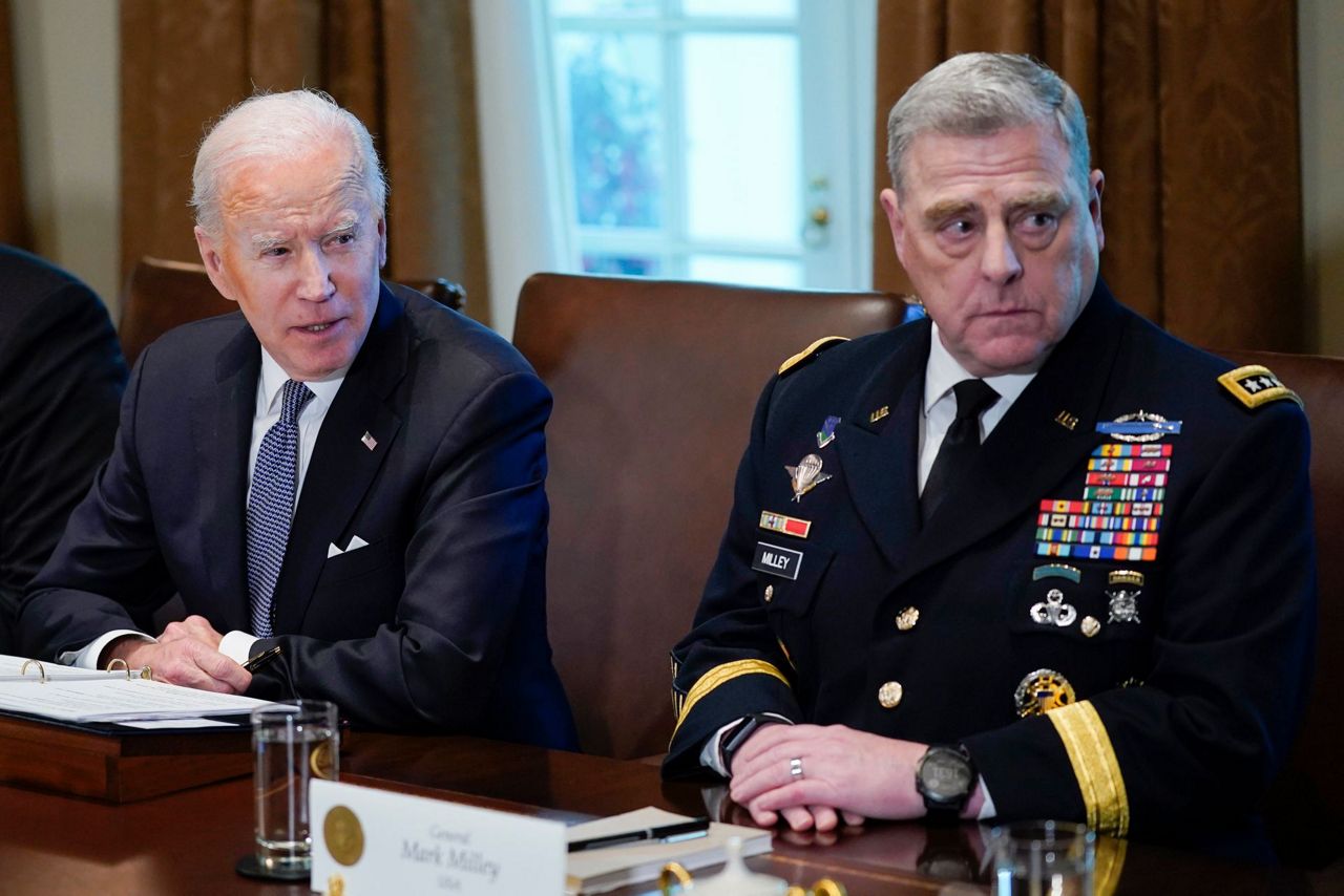 Biden lauds commanders for 'exceptional' work arming Ukraine Biden lauds commanders for 'exceptional' work arming Ukraine