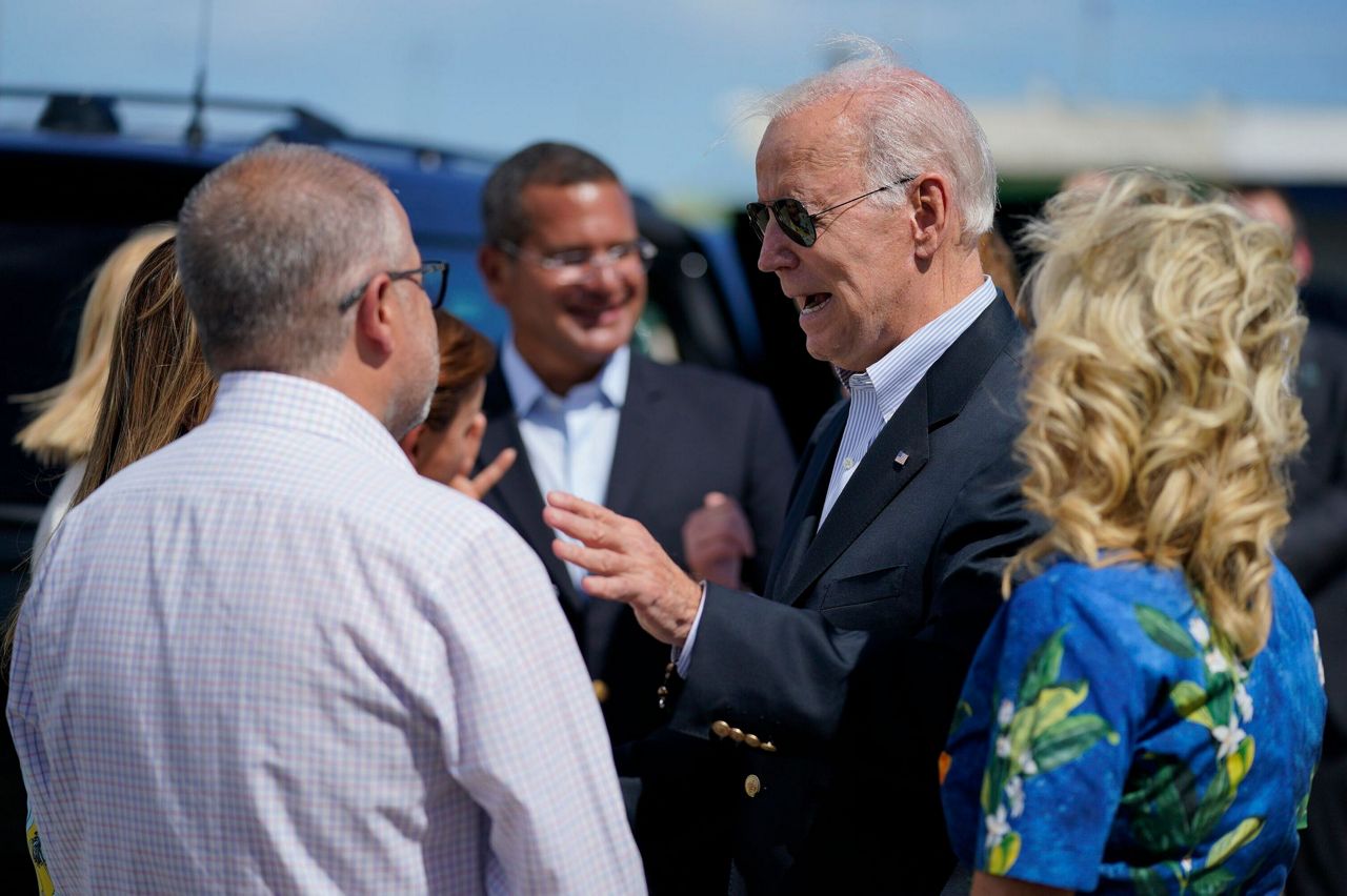 'We're with you,' Biden tells Puerto Rico ahead of visit