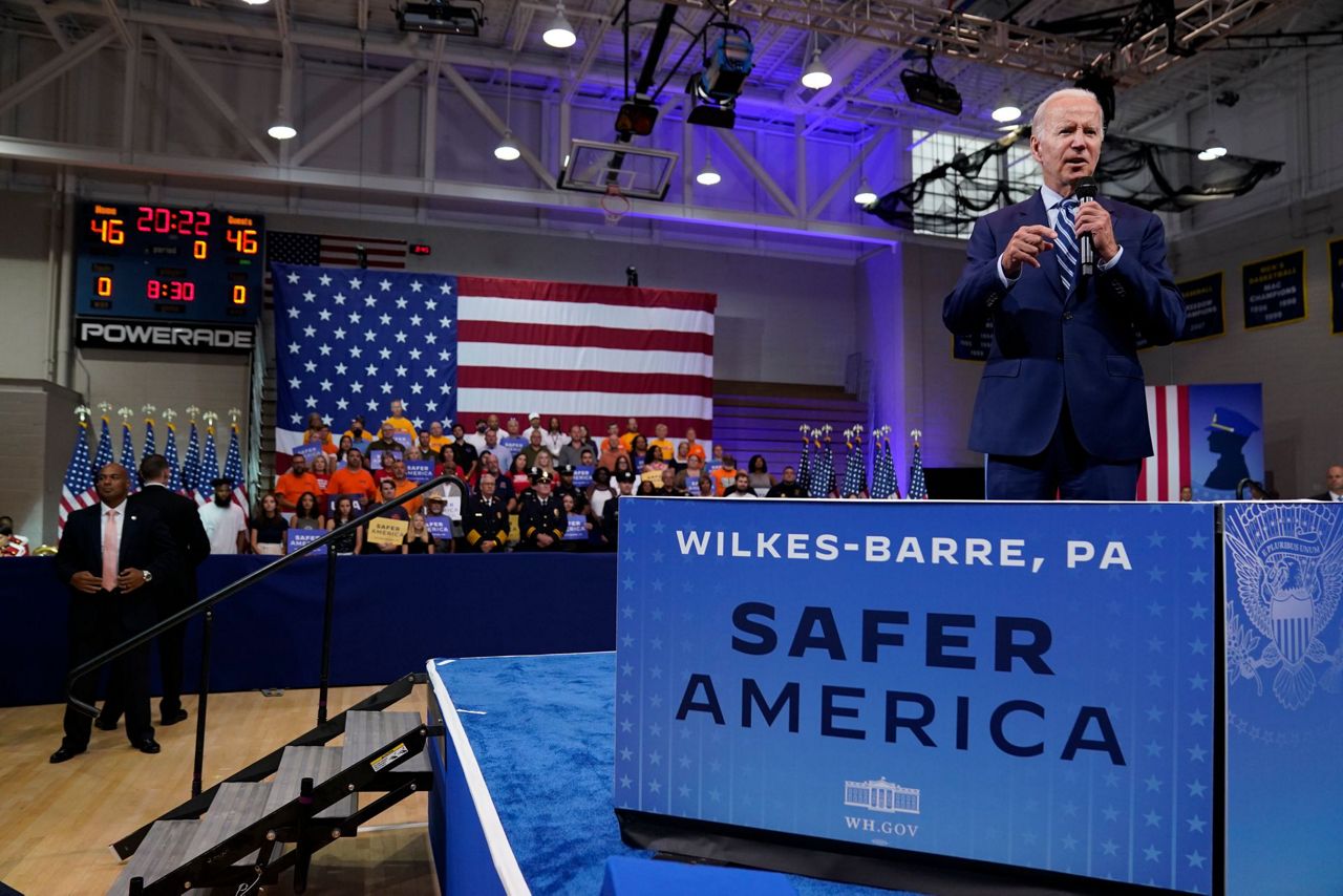 Biden to talk crime, gun control in swing state Pennsylvania