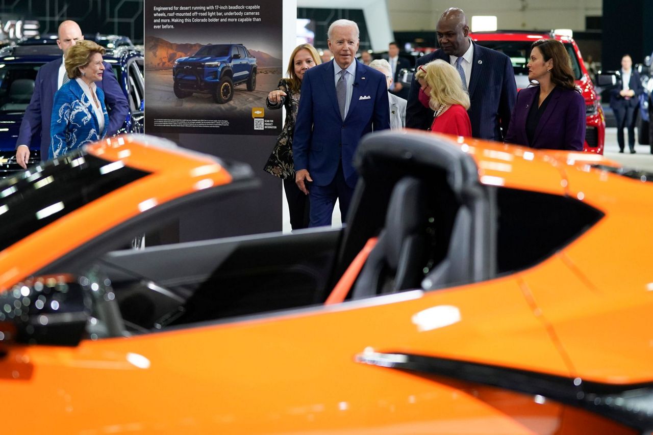 Car guy Biden to tout electric vehicles at Detroit auto show
