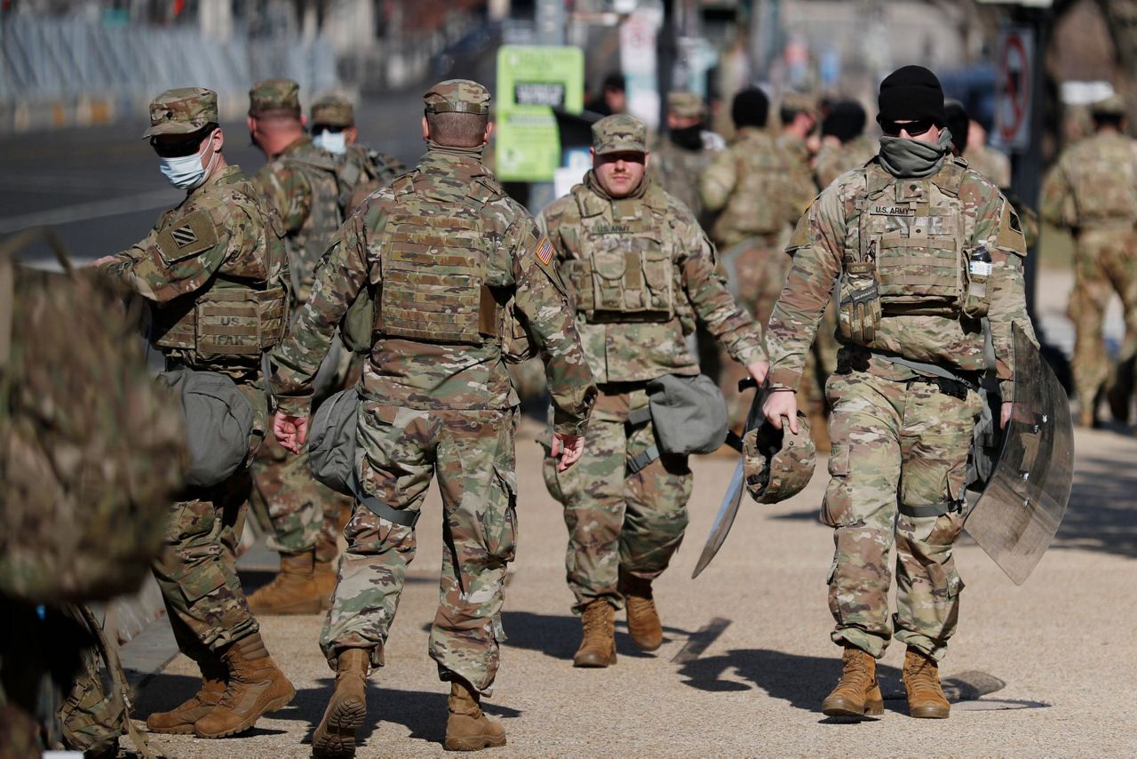 Guard troops head home after helping secure Biden inaugural