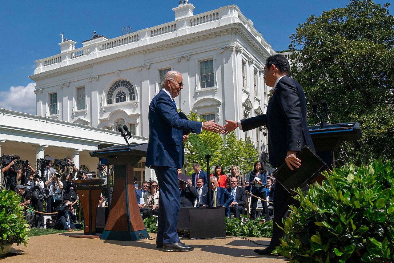Biden says U.S. and Japan have 'indestructible partnership'