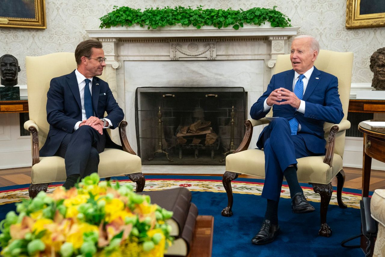 Biden is hosting Swedish prime minister at the White House in a show of ...