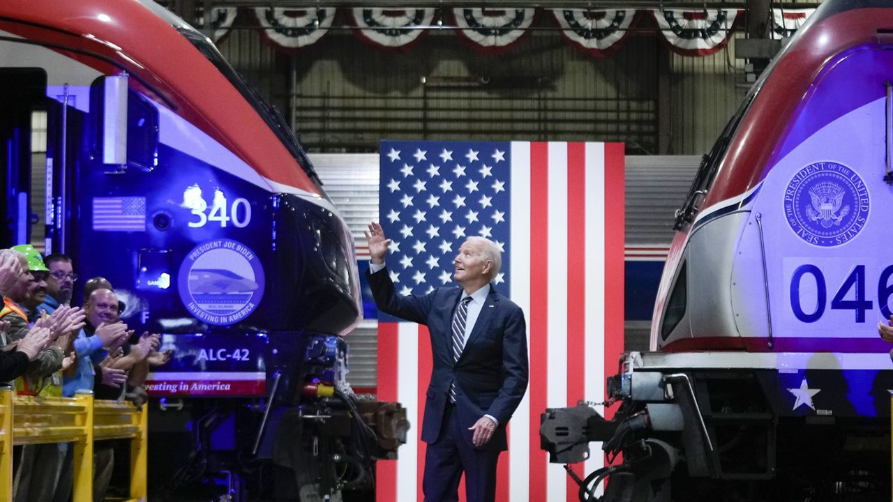 Biden announces $16 billion for trains in Northeast corridor