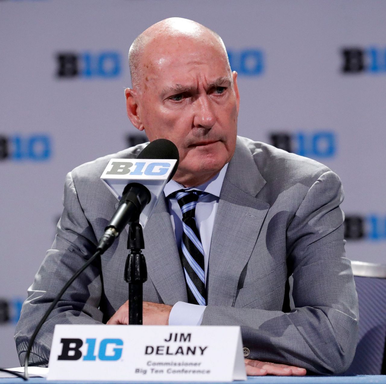 Big Ten's Delany: 'Storm clouds' hang over college sports