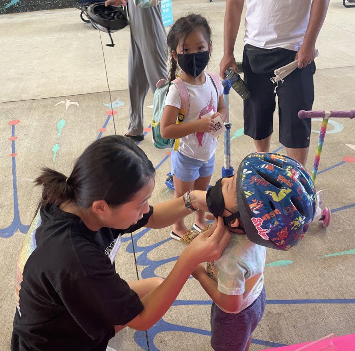 Free bike helmet giveaway celebrates Bike Month