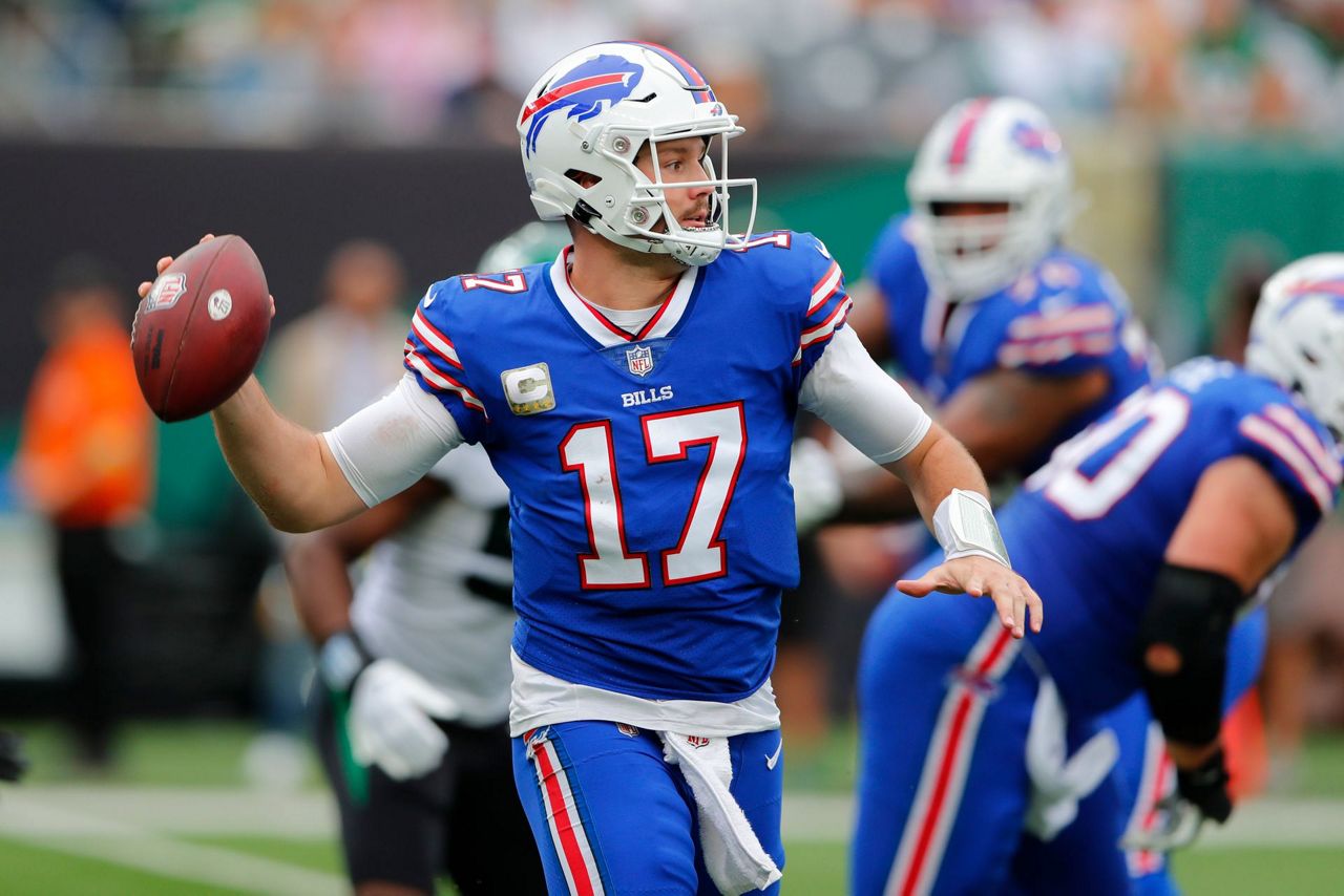 Bills QB Allen's status uncertain with throwing elbow injury