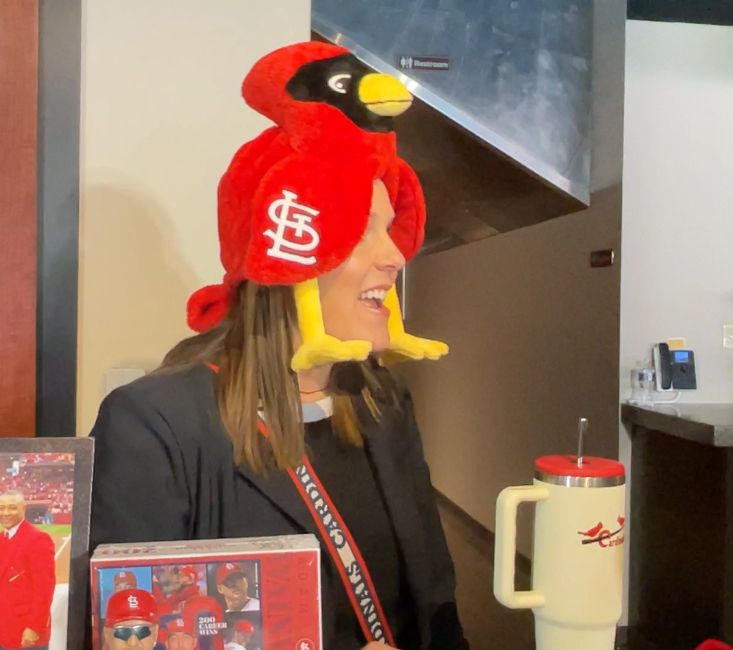 Cardinals basketball jersey, bird hat among new items