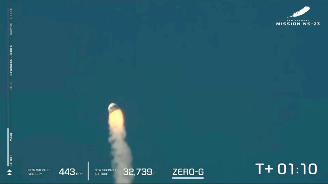 Bezos rocket fails during liftoff, only experiments aboard