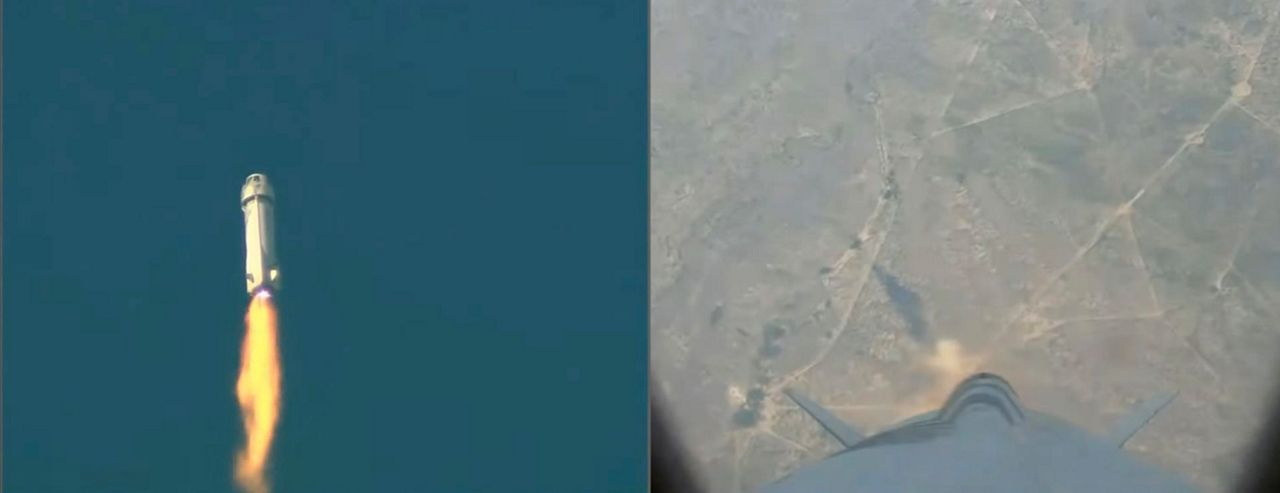 Bezos rocket fails during liftoff, only experiments aboard