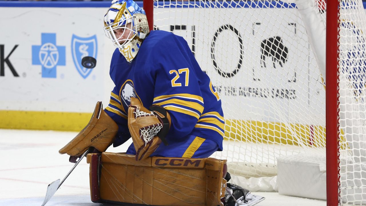 Dahlin scores in overtime as the Sabres beat the Blues 4-3