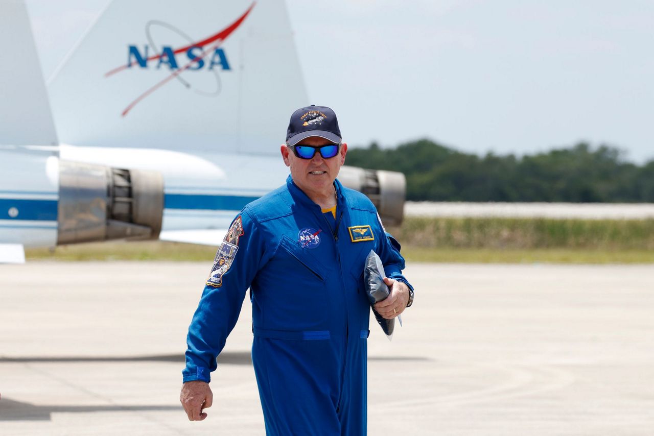 NASA astronauts arrive for Boeing's first human spaceflight