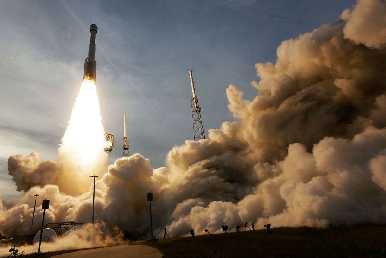 Boeing crew capsule launches to space station on test redo