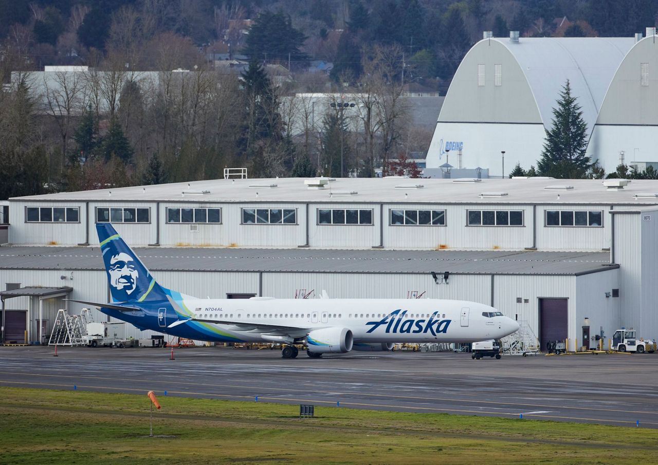 Alaska Airlines flight makes emergency landing in Oregon after window and chunk of fuselage blow out