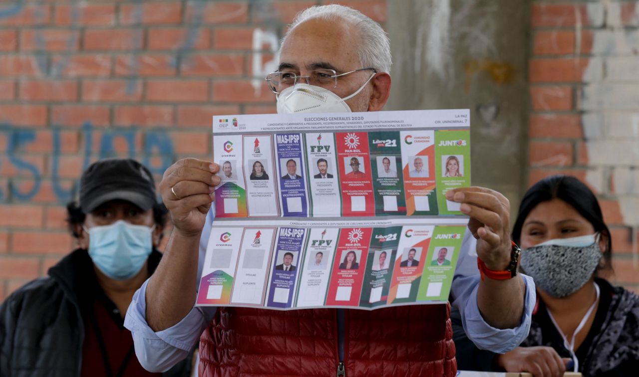 Bolivia's vote a high-stakes presidential redo amid pandemic