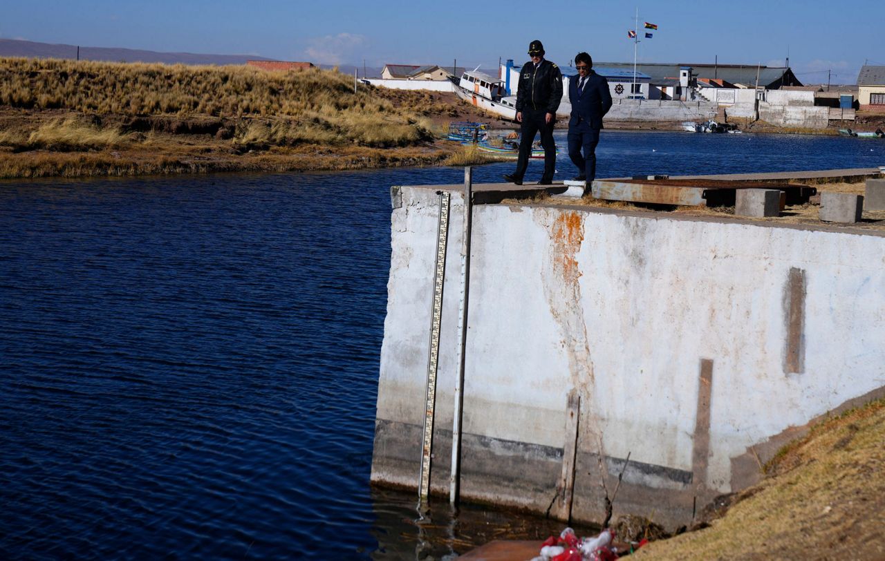 A drought alert for receding Lake Titicaca has Indigenous communities ...