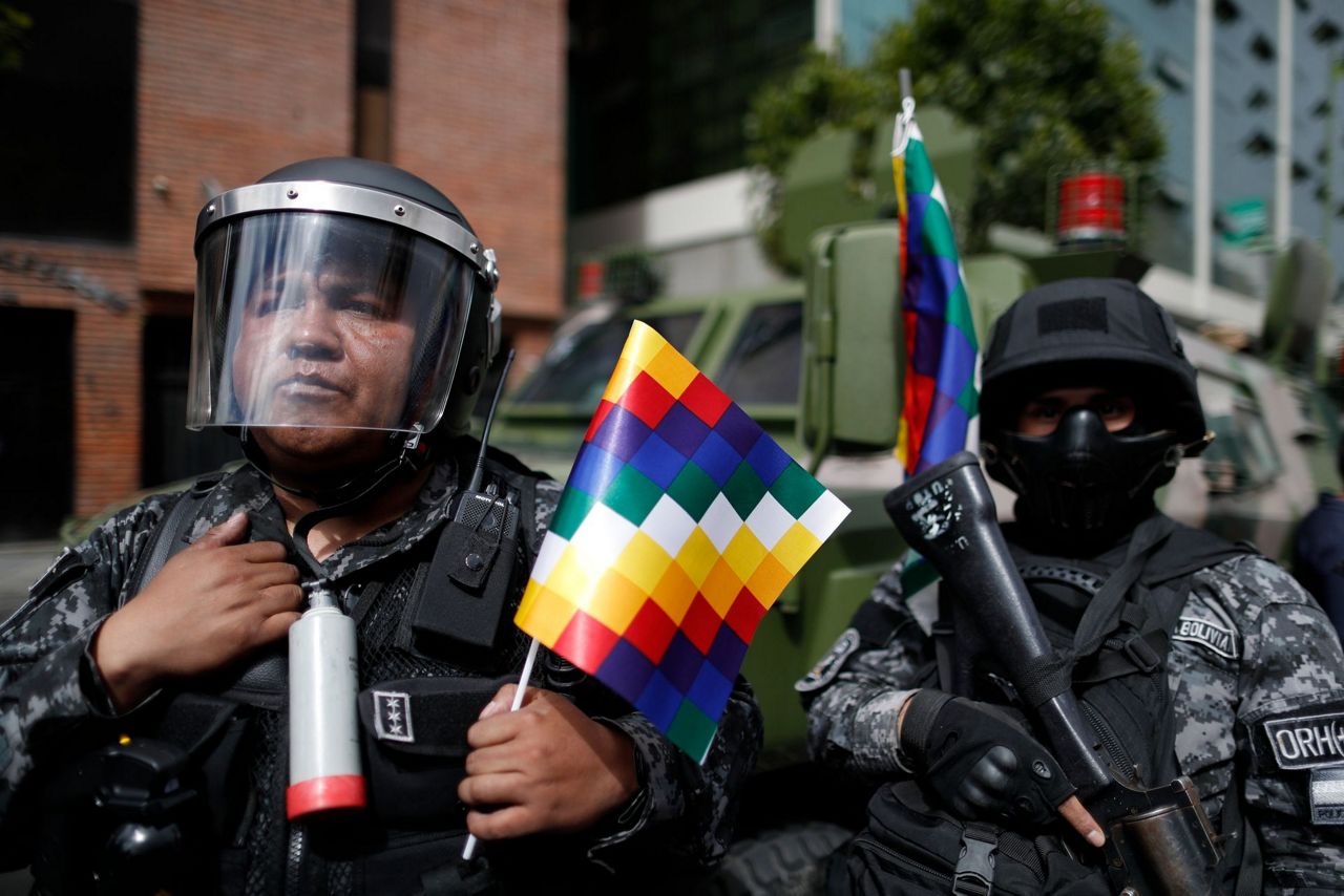 The Latest: Complications as Bolivia leader heads for Mexico