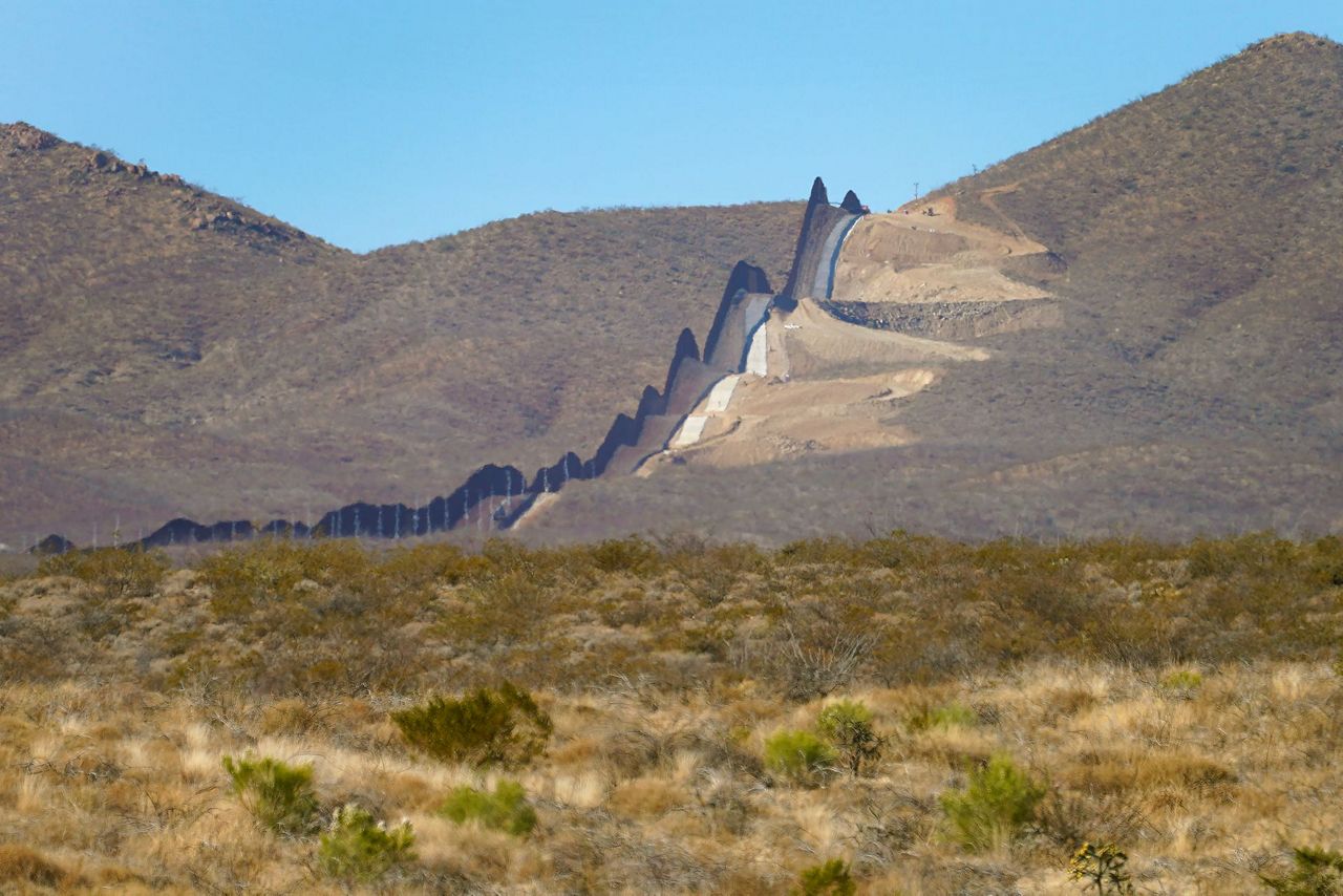 Damage from border wall: blown-up mountains, toppled cactus
