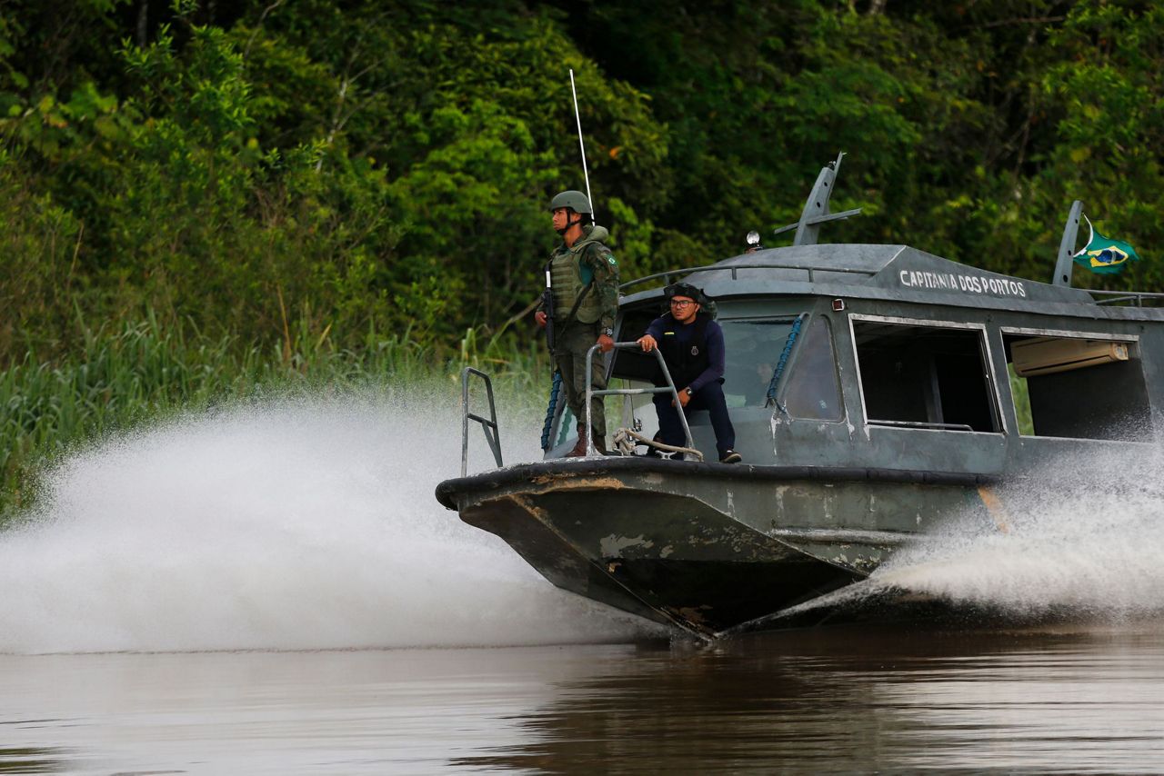 Brazil sends helicopters to search for 2 missing in Amazon