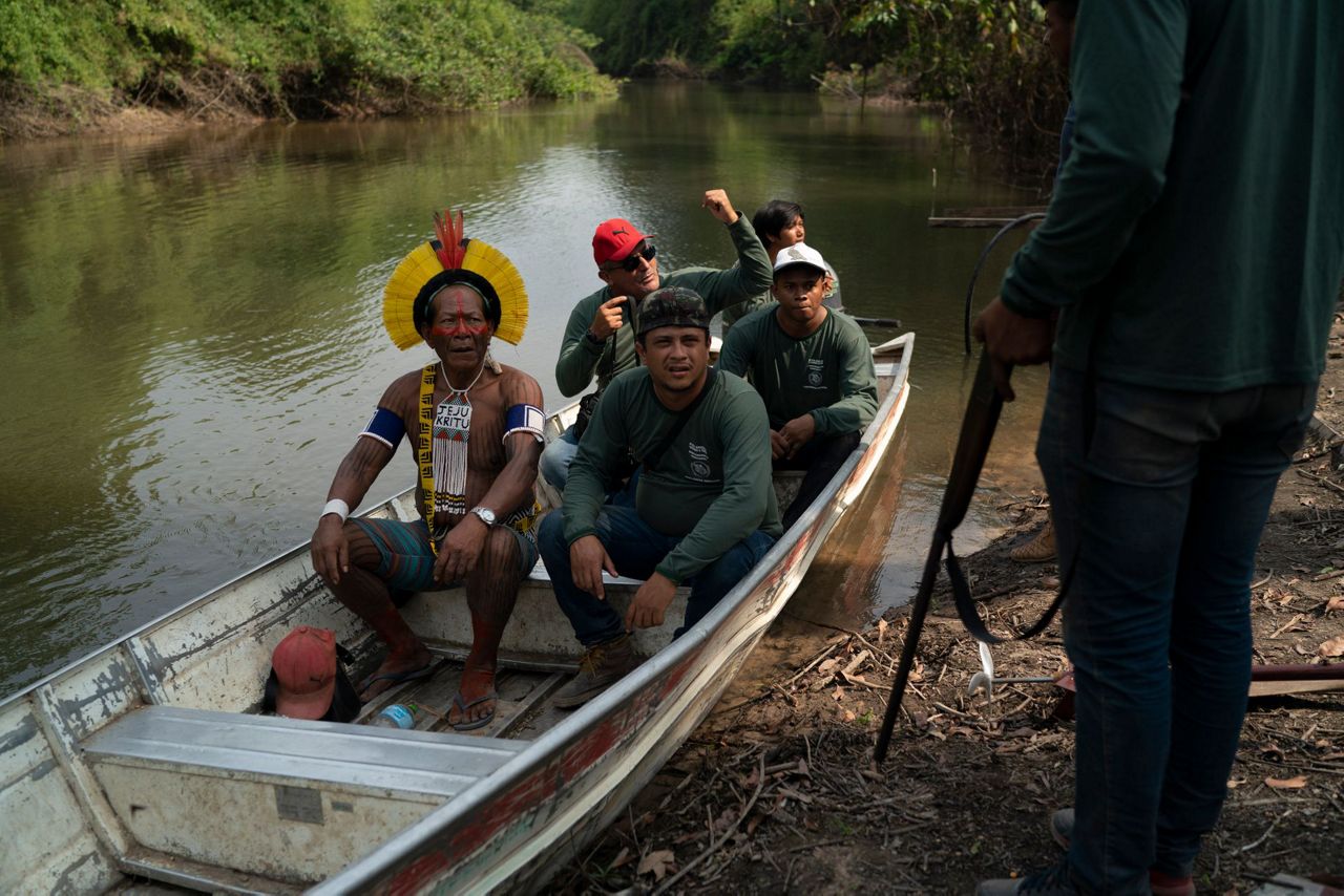 Indigenous leader in Brazil's Amazon tries to thwart loggers
