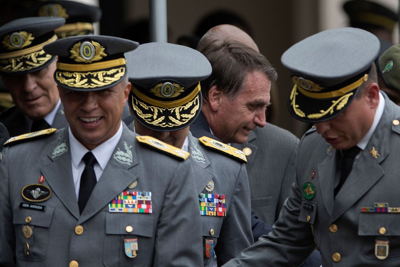 Brazil military academy offers glimpse of next government