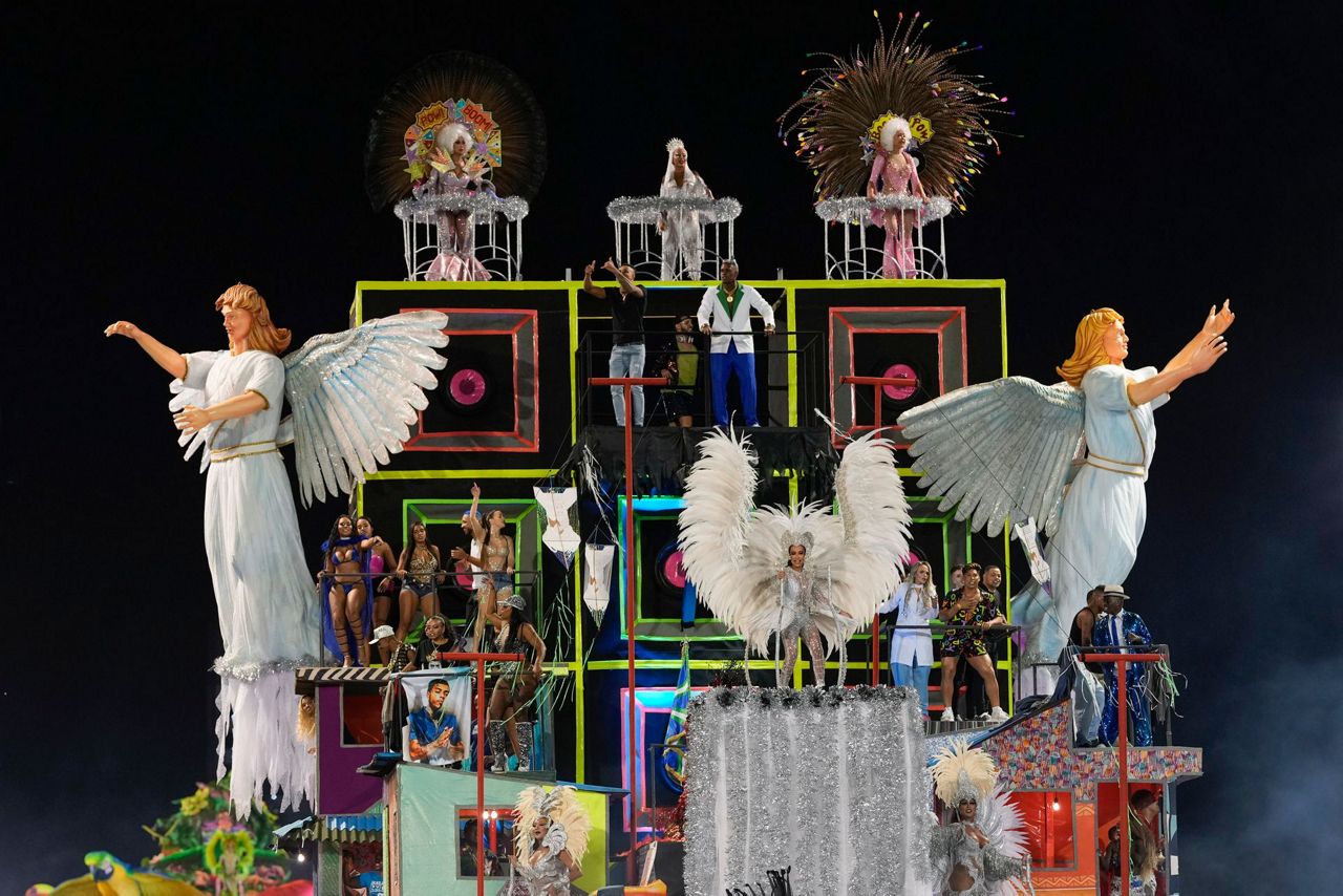 Rio's flamboyant Carnival parade is back after the pandemic