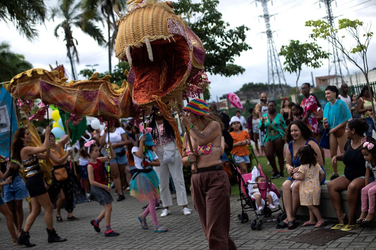 Rio's Carnival parade is back, as street bands ache to party