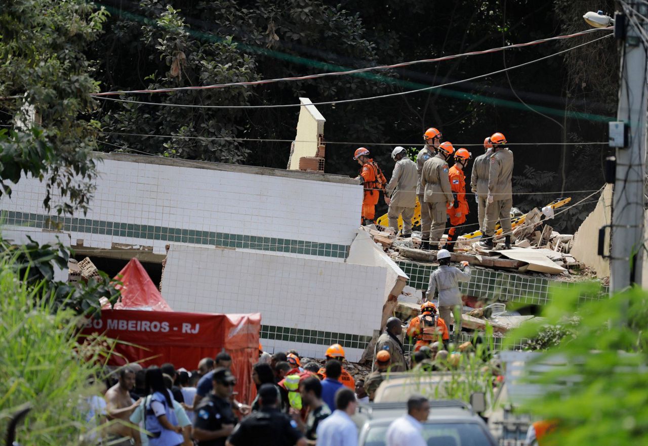 2 buildings collapse in Rio de Janeiro, injuries unknown