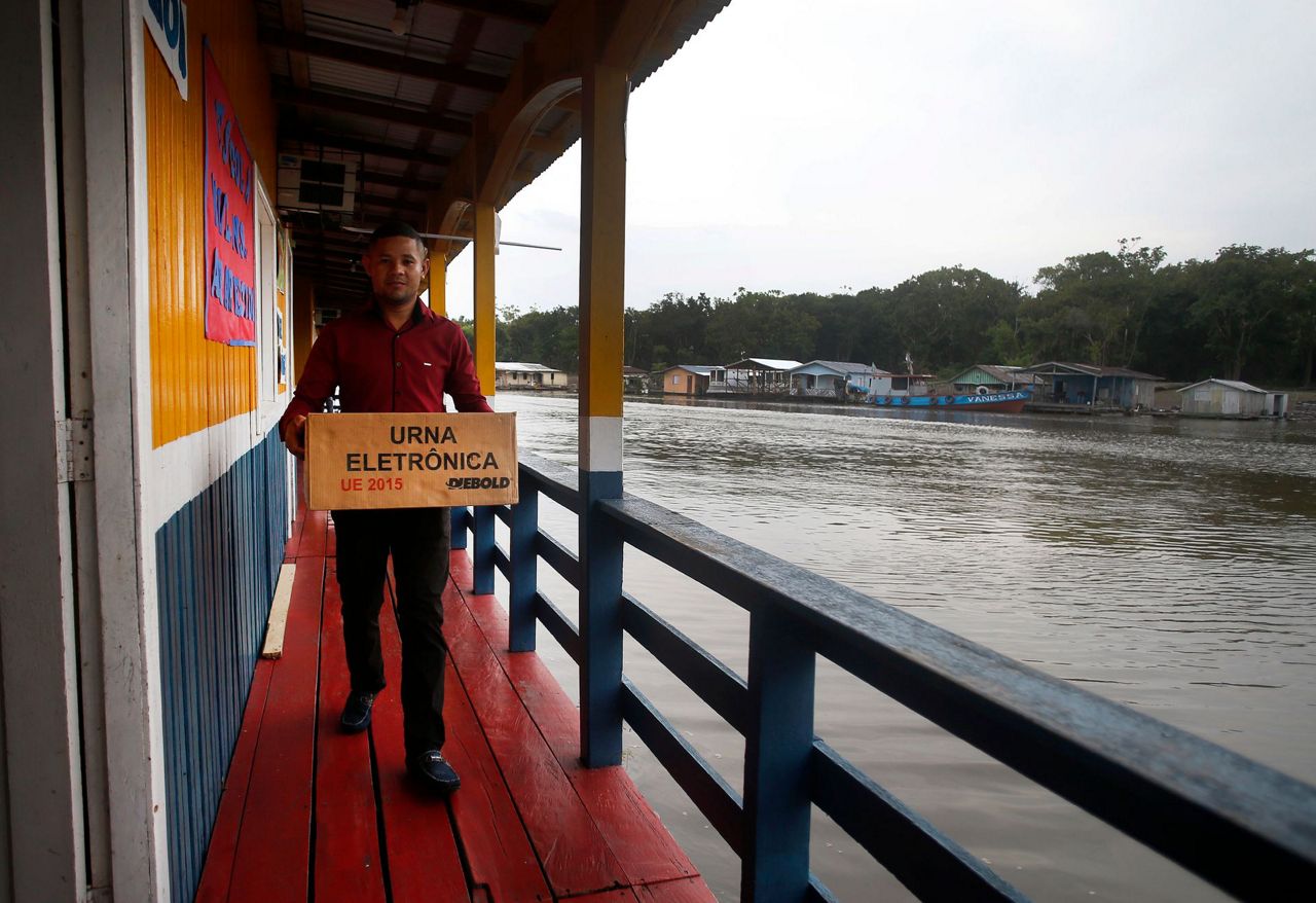 In Brazilian Amazon, a 1,000-mile voyage so people can vote