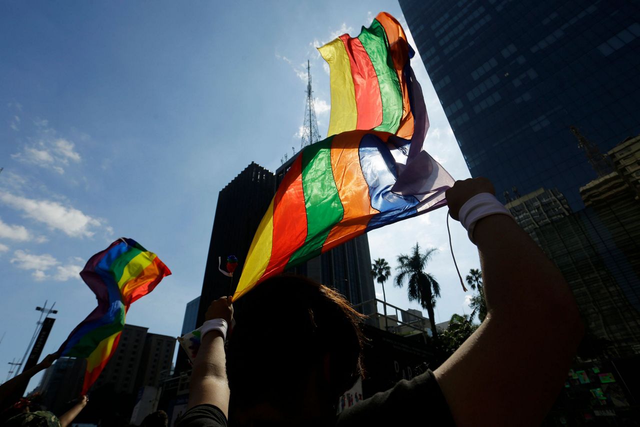 Huge crowds for LGBT pride parade in Brazil's biggest city